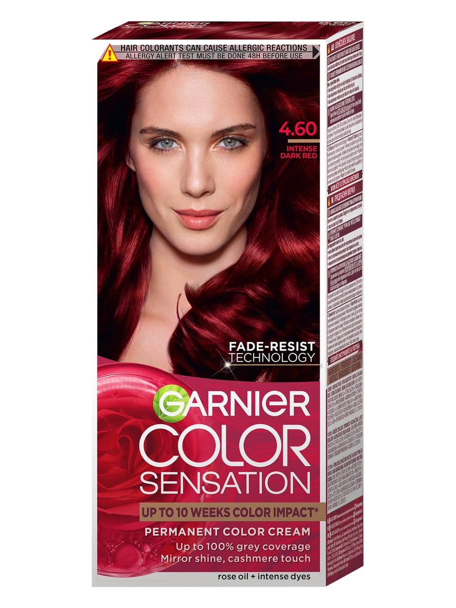 Color Sensation 4.60 Intenzivno Tamno Crvena Boja za Kosu - Garnier